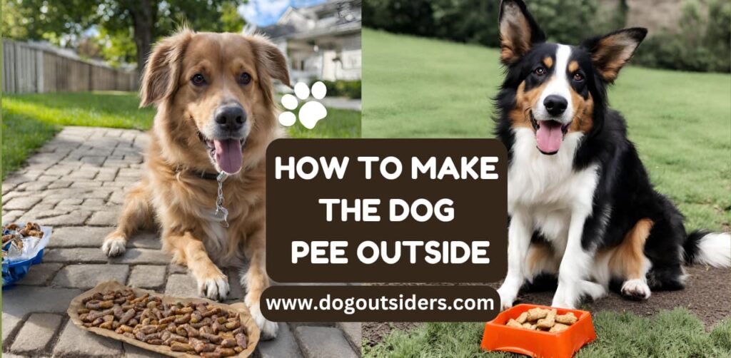 How To Make The Dog Pee Outside:Best Tips - Dog Outsiders